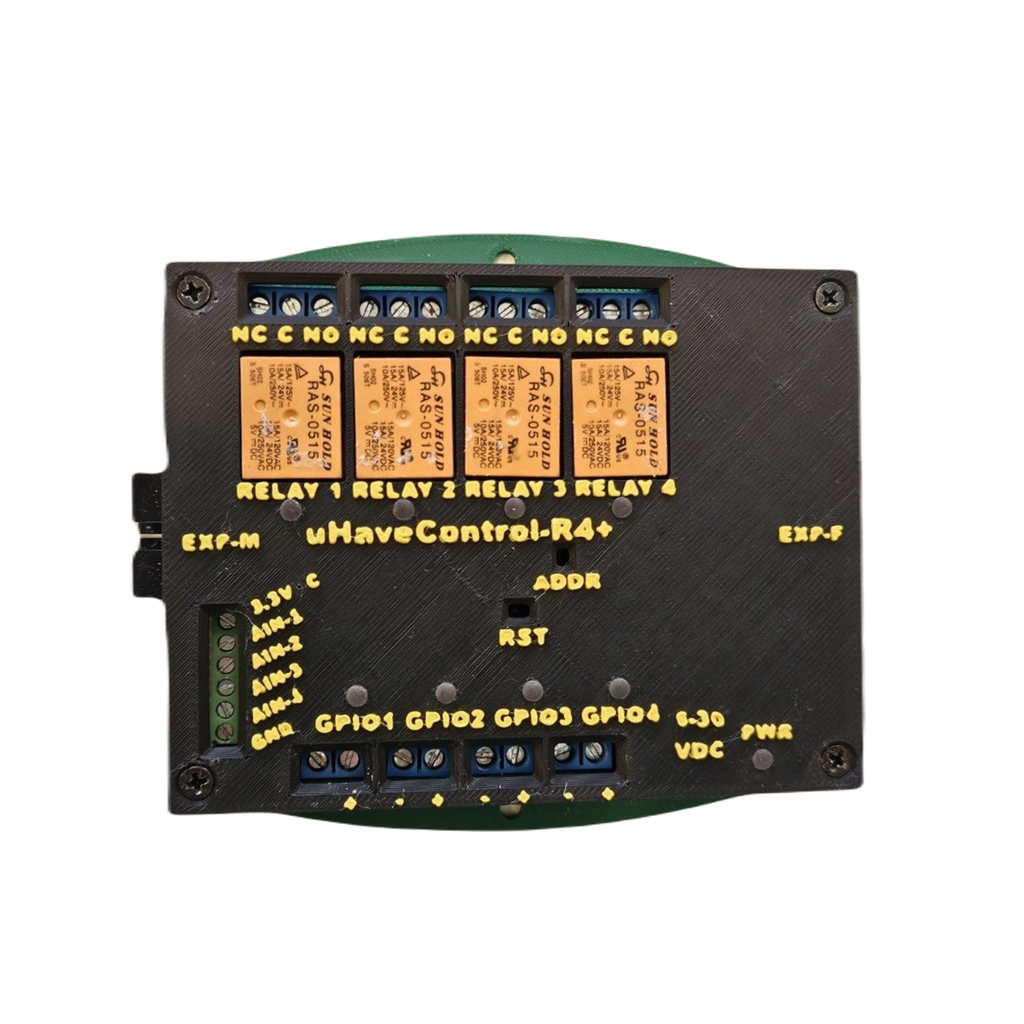 uSwitch XP4- 4 Channel relay and analog/digital I/O Expansion Module f