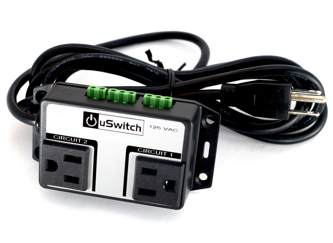 Ethernet IO module and AC Power Outlet - uSwitch A-Plug